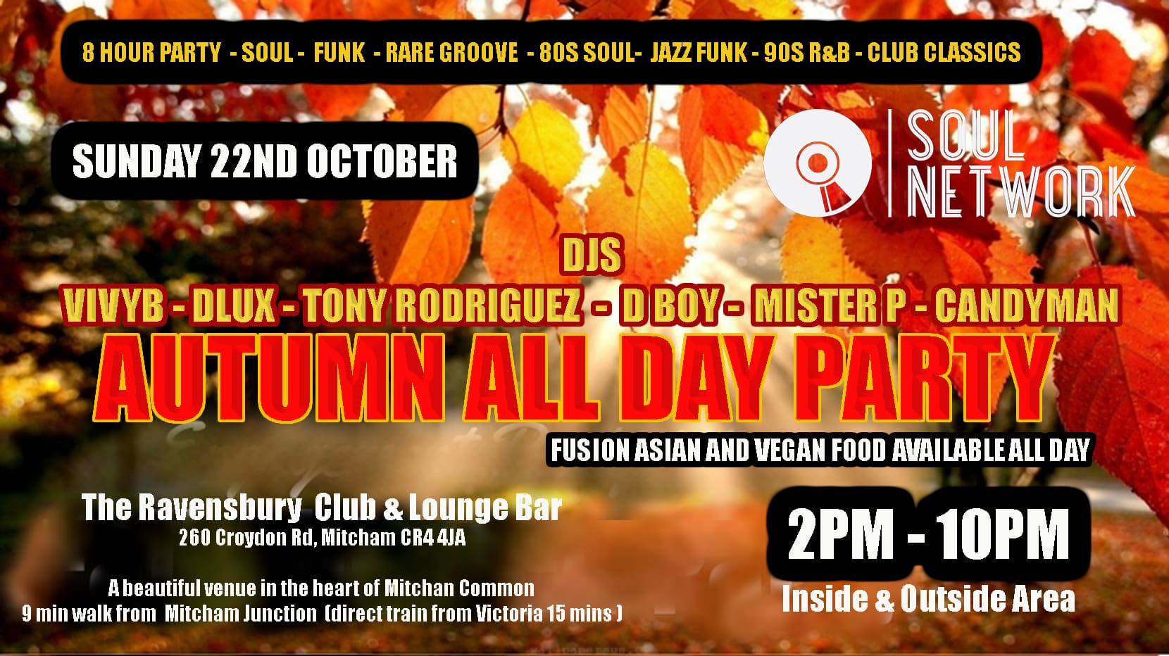 Soul Network | Essential Events for Over 30's who Love Soul Music