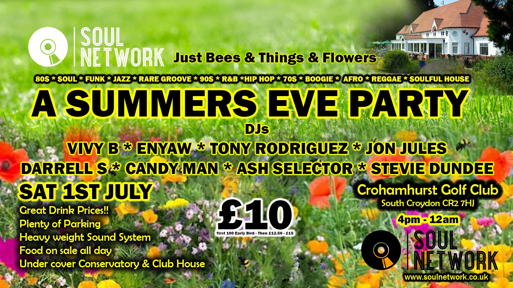 Soul Network | Essential Events for Over 30's who Love Soul Music